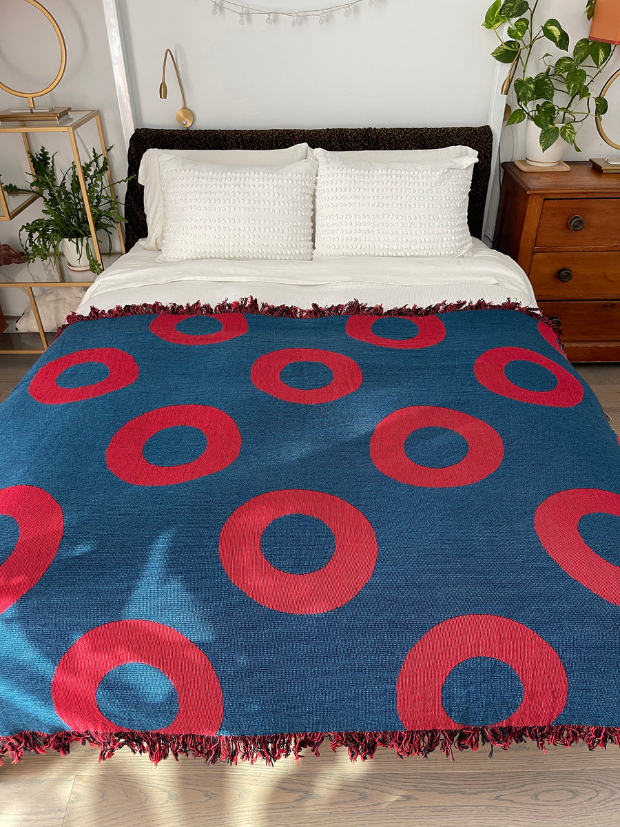 Donut Woven Cotton Blanket – Outcasty Designs