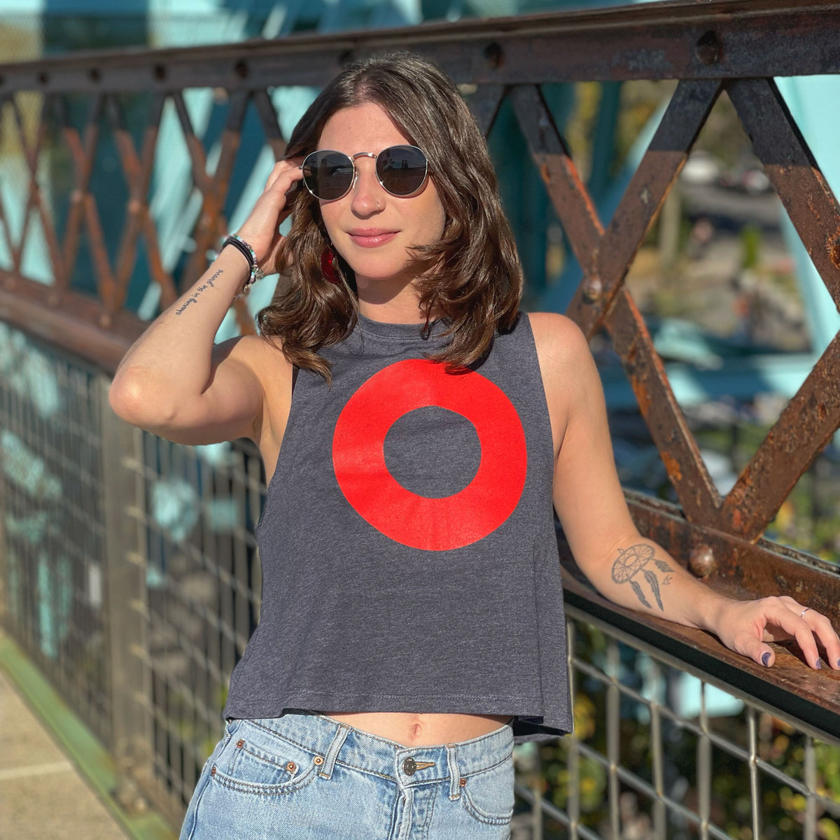 Phish Donut Racerback Crop Tank – Outcasty Designs